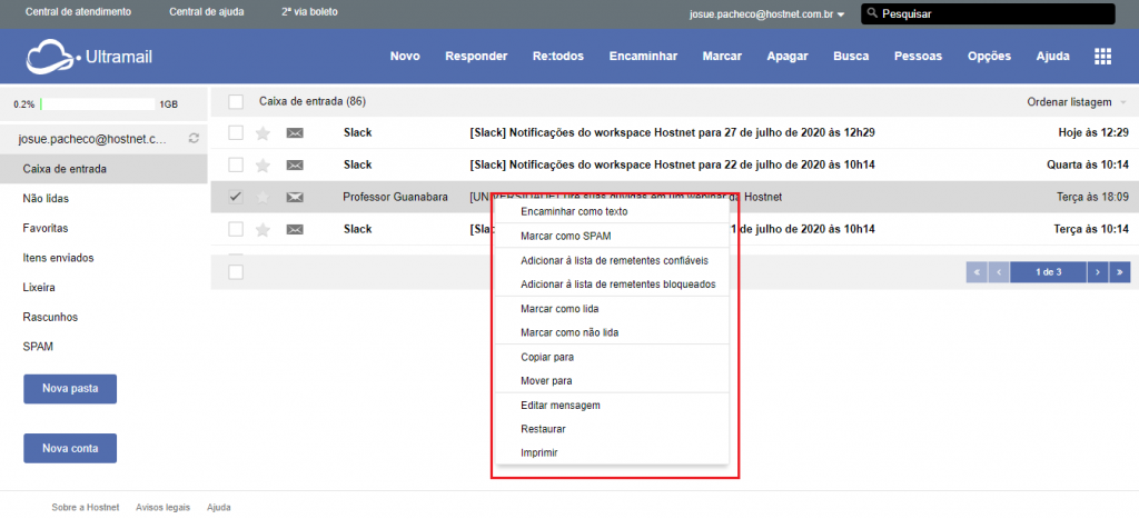 Primeiros passos com o ULTRAmail - Central de Ajuda com Tutoriais e ...