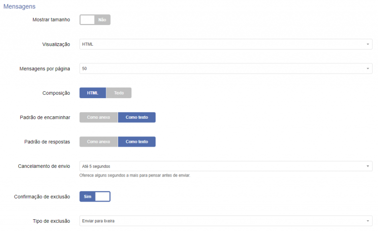 Preferências no ULTRAmail - Central de Ajuda com Tutoriais e ...